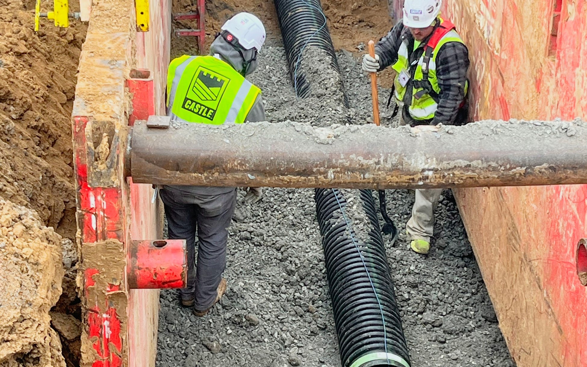Plumbing and Wet Utility Services from Castle Contracting